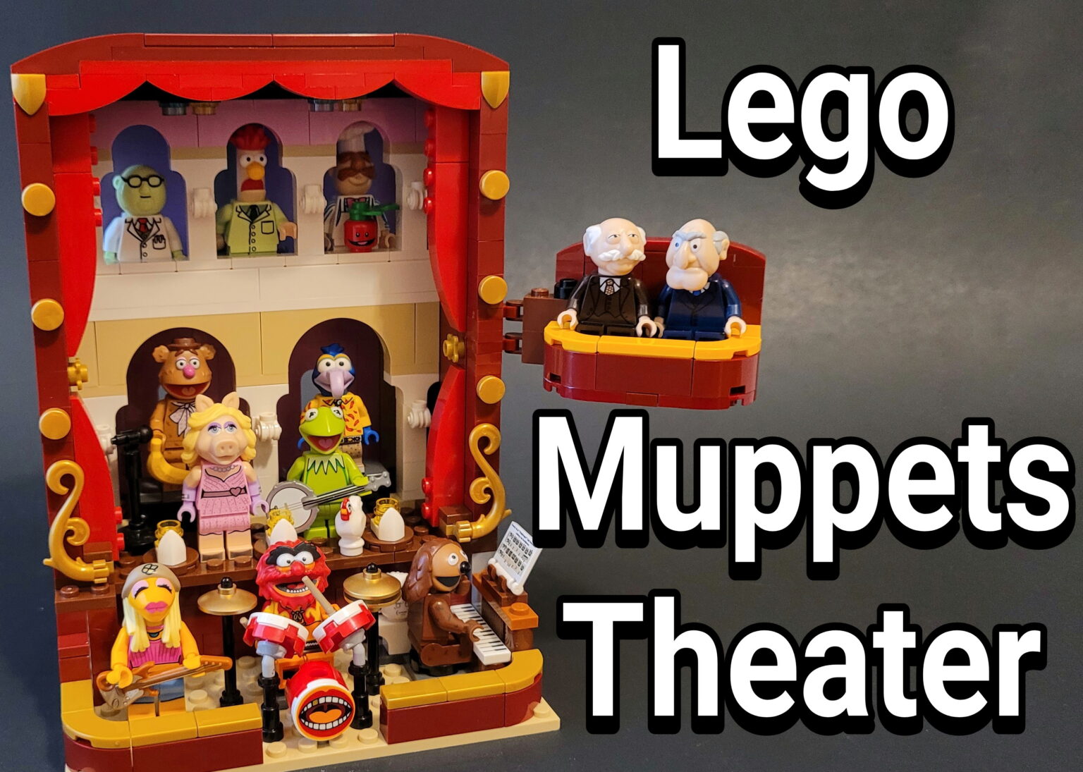 Make your own Lego Muppets Theater for limited space | the FARQUAR